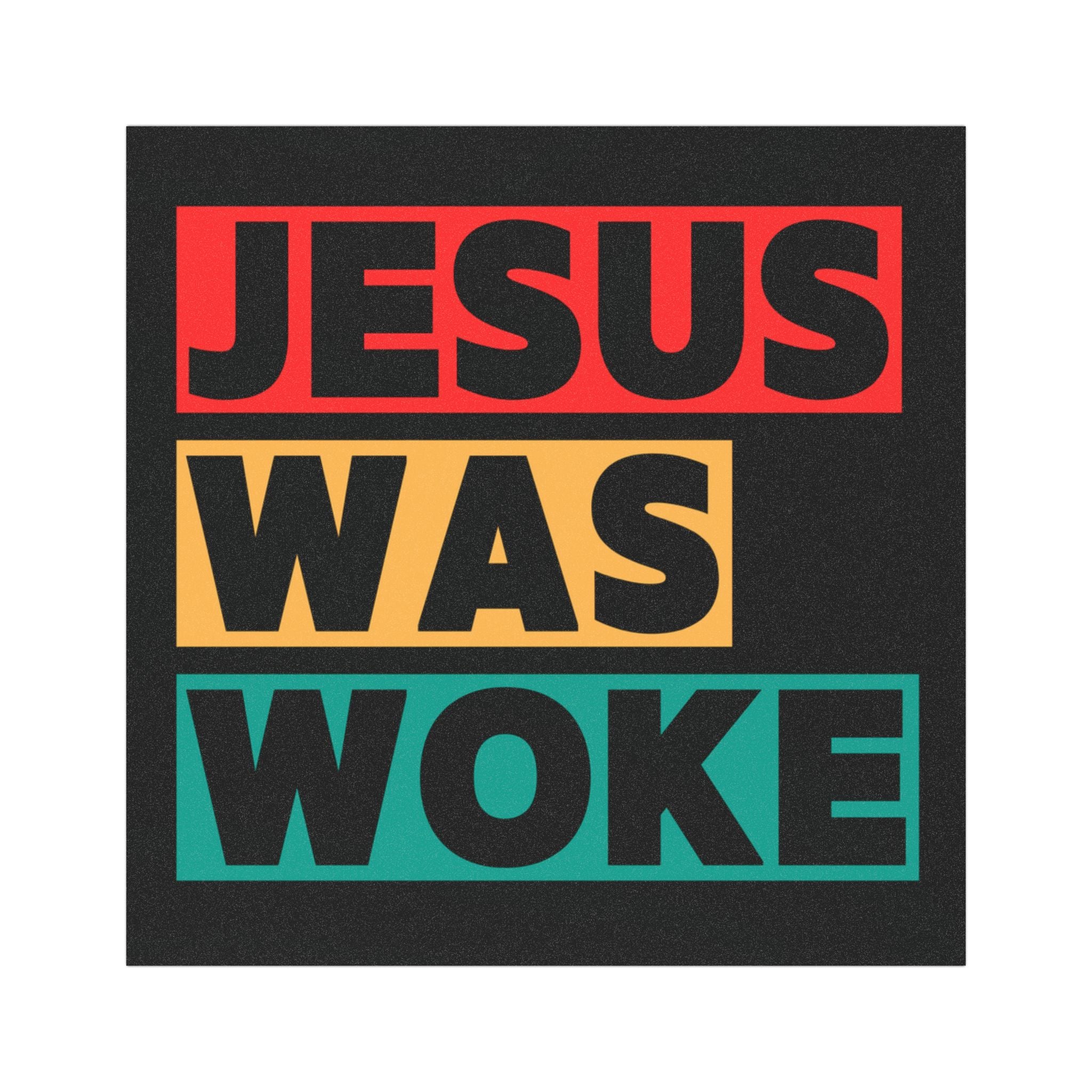 Jesus Was Woke Car Magnet | empowHERbyHeidi