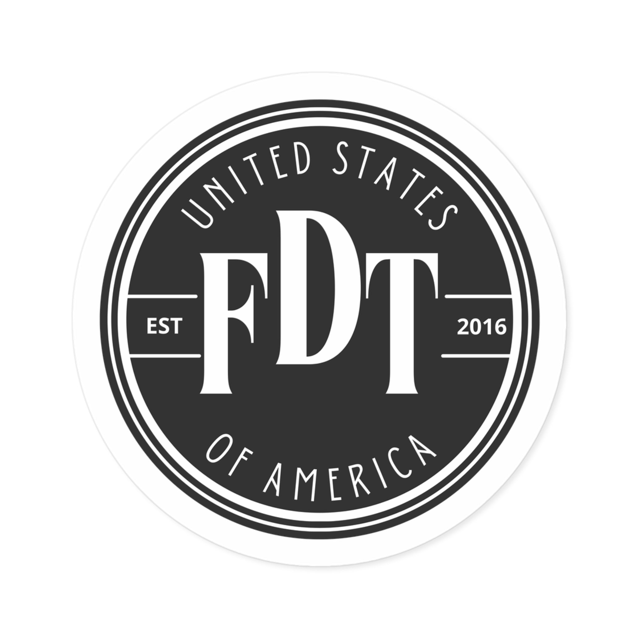 FDT Est. 2016 Waterproof Sticker | empowHERbyHeidi
