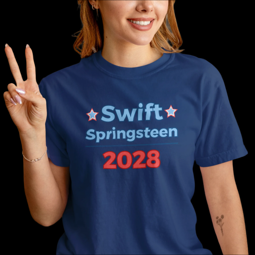 Swift/Springsteen 2028 T-Shirt | empowHERbyHeidi